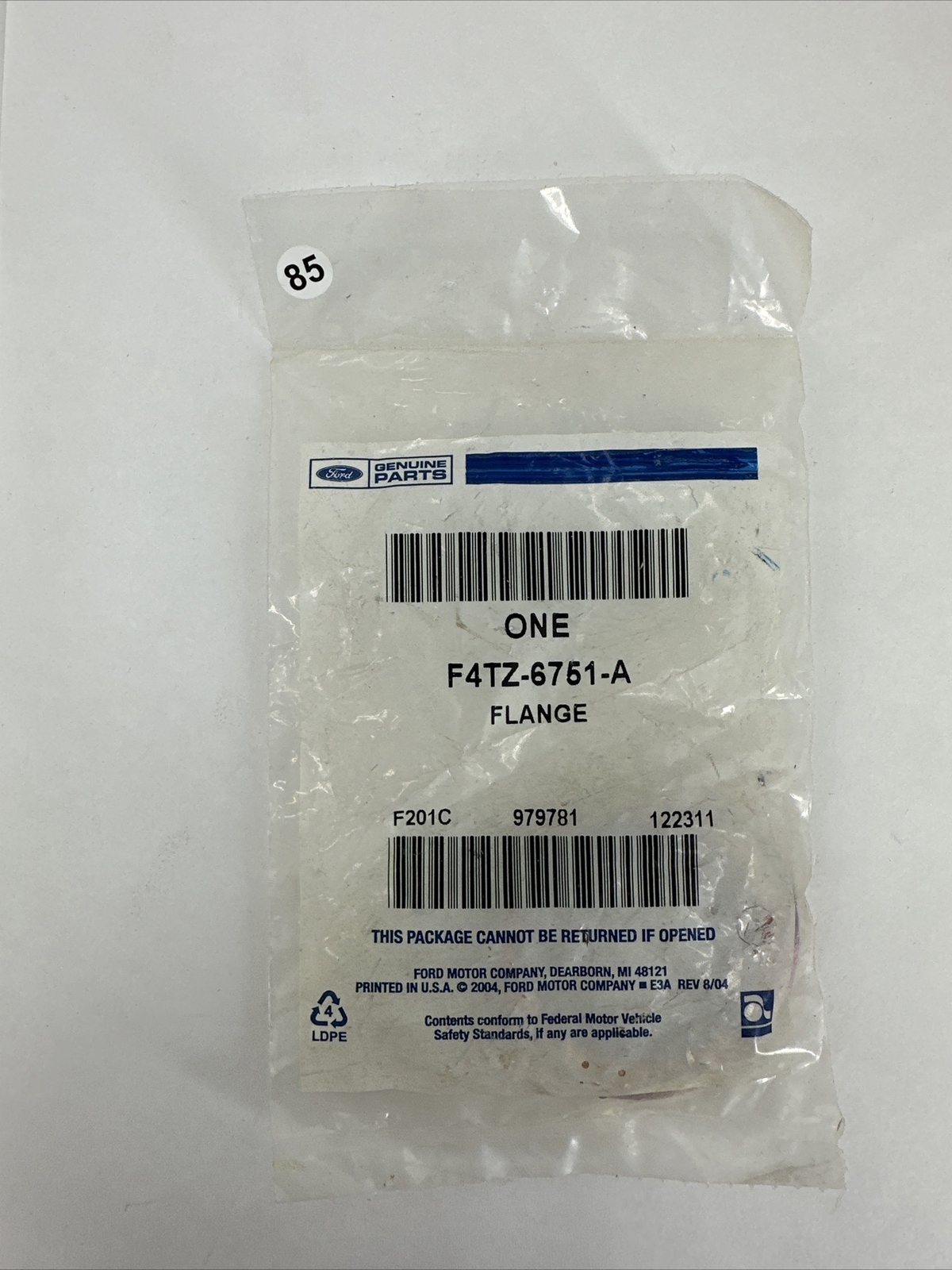 99-03 Ford 7.3l Engine Dipstick to Oil Pan Outer Nut Adaptor OEM ...