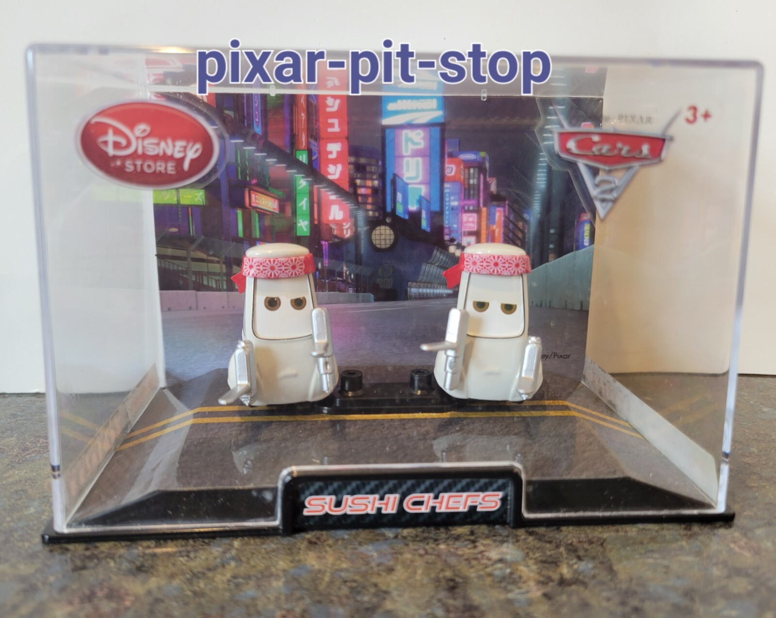 Sushi Chefs Tokyo Disney Store Cars 2 Die Cast Collector Case 1:43 ...