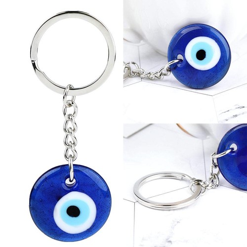 Fashion 30mm Pendant Charm Gift Blue Eye Keychain Turkish Accessories ...