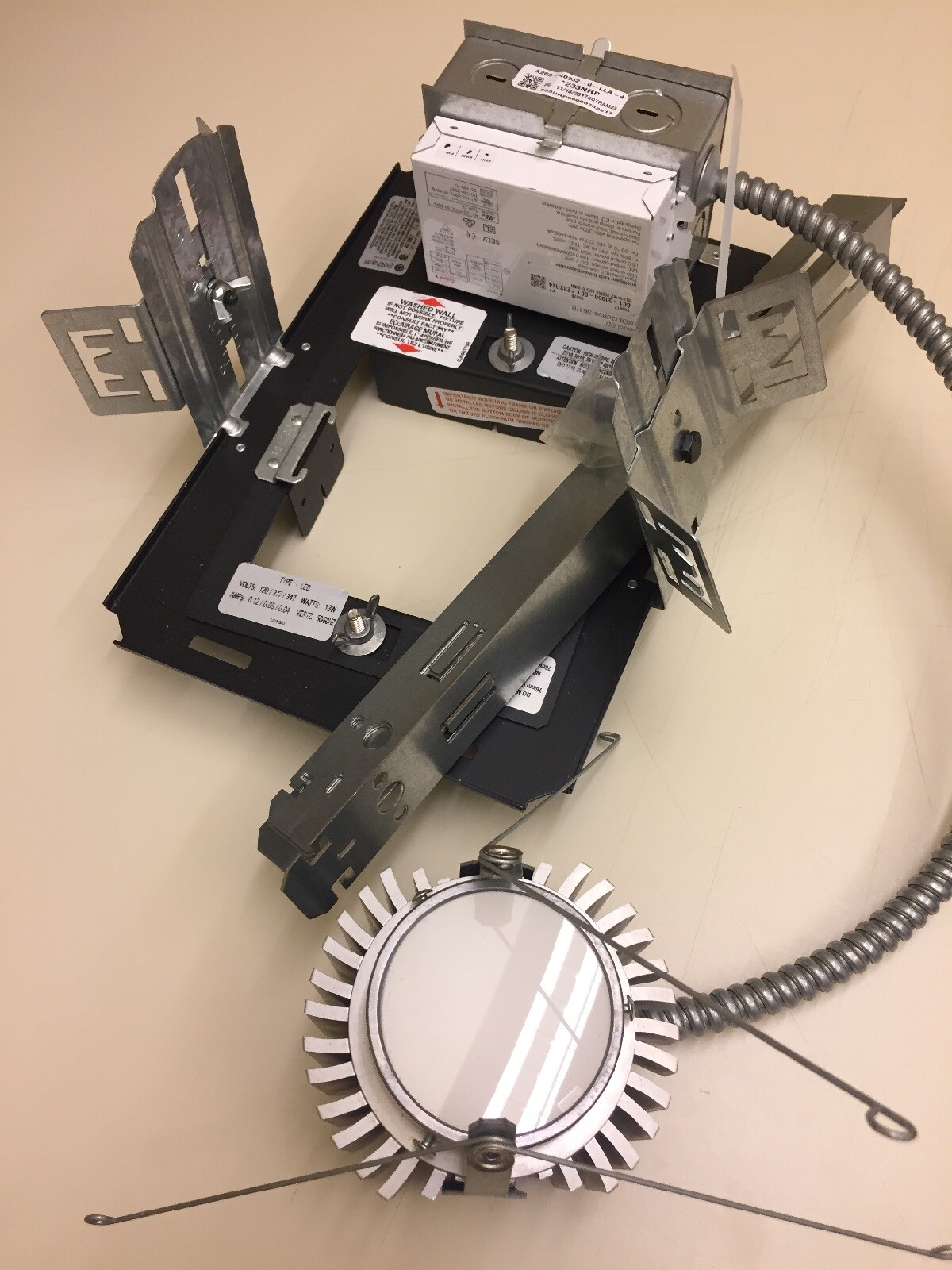 Lithonia Lighting EVO SQ 35/10 4 MVOLT EZB HSG LED Downlight Housing | eBay