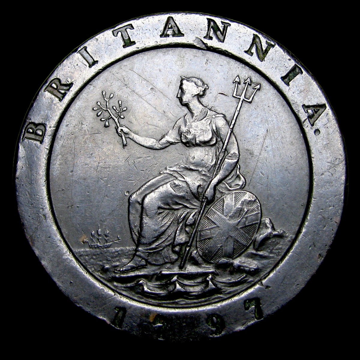 Rare Foreign Coins One Of Only Two Known Foreign Coins Struck On A