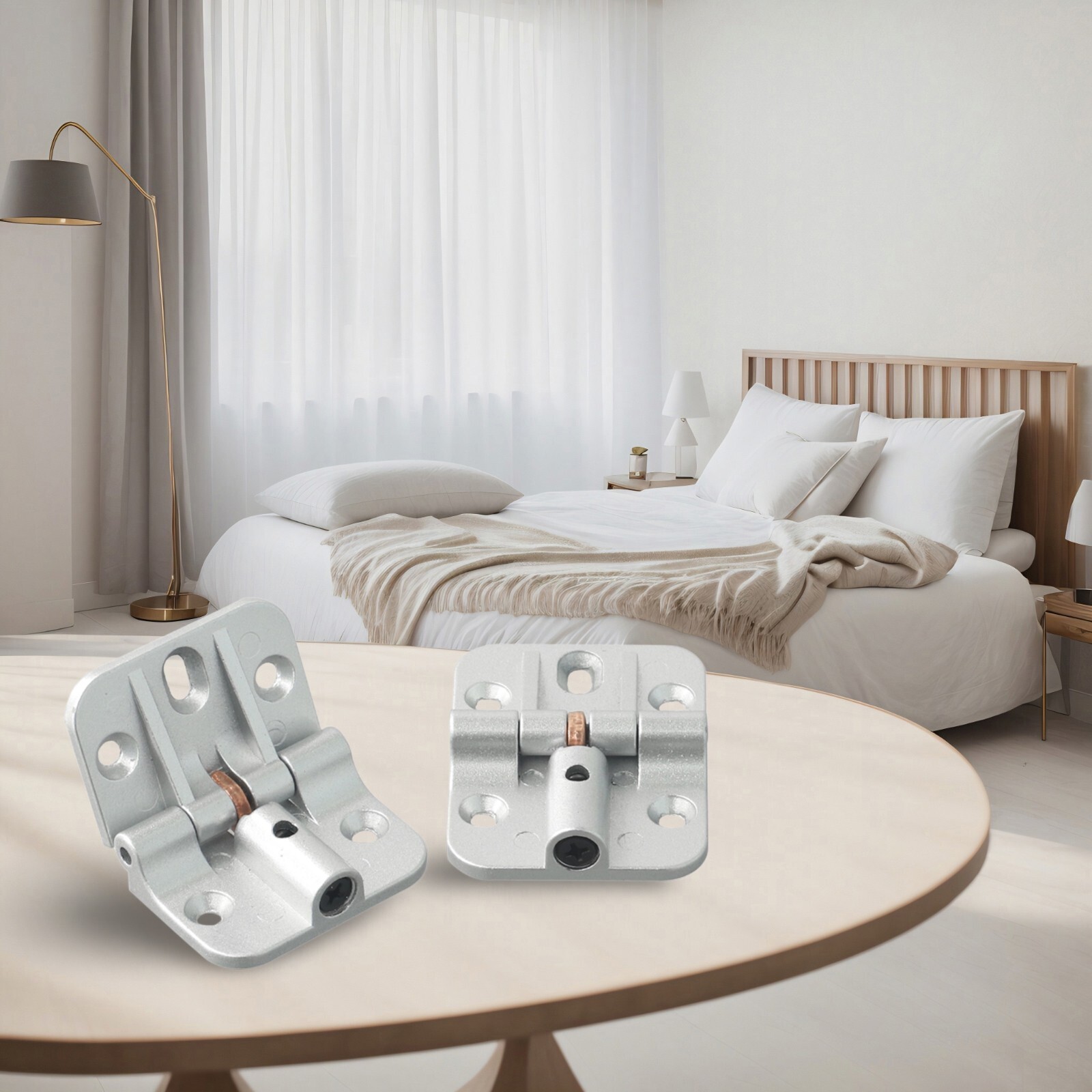 Adjustable and Secure Locking Hinge for Folding Tables 180 Degree Lock ...