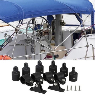 Essential 12PCS Nylon Sliding Pipe Clamp and End Cap Set for Watercraft ...