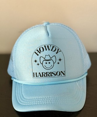 New Howdy Harrison Hat, Light Blue, Adjustable SnapBack, Lightweight ...
