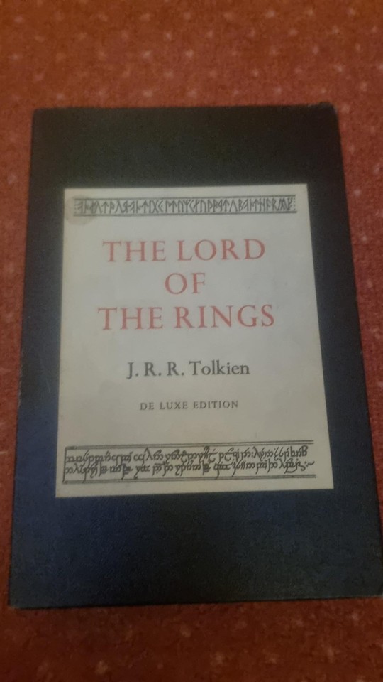 J R R Tolkien Lord Of The Rings De Luxe Edition 1979. 7th Edition ...
