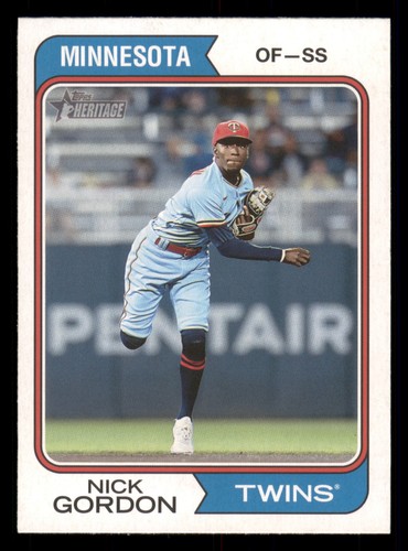 2023 Topps Heritage Nick Gordon #158 Minnesota Twins | eBay