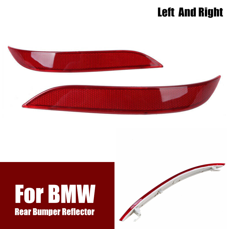 Pair Car Rear Bumper Reflector 63146915039 63146915040 For BMW 5 Series ...