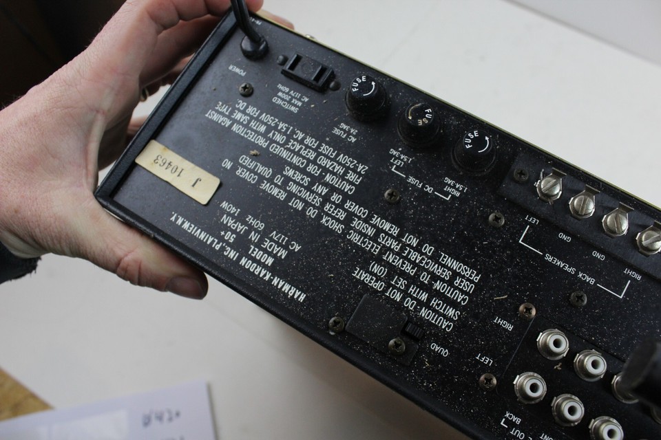 POWERS ON Vintage Harman Kardon 50+ Multichannel Receiver | eBay