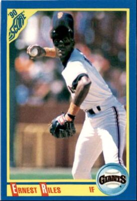 1990 Score Ernest Riles San Francisco Giants #447 | eBay