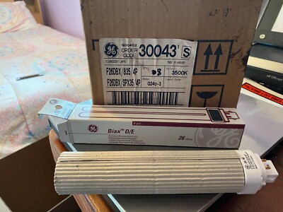 GE Compact Fluorescent Lamp F26DBX/835 4P BOX OF 8 (BS-373) | eBay