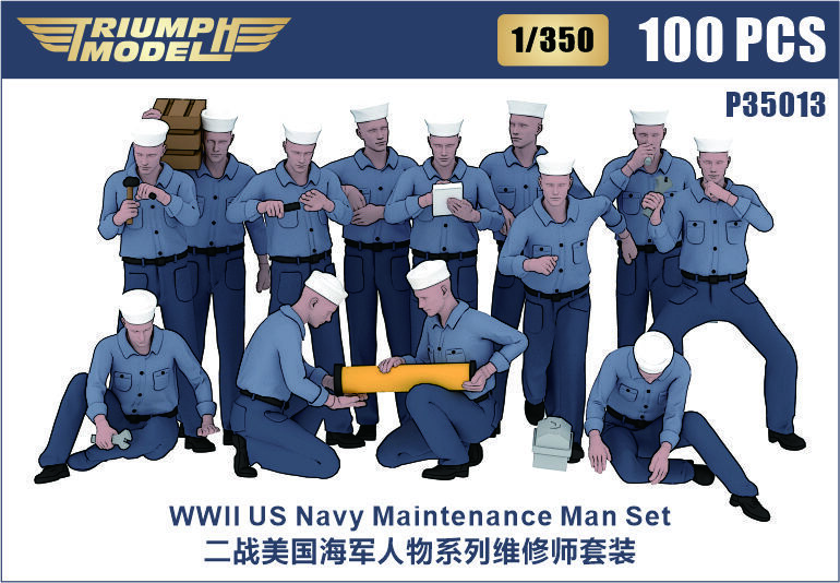 Triumph P35008-P35016 1/350 US Navy Character Series | eBay