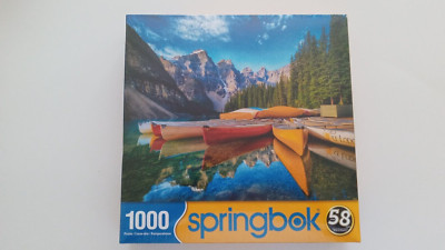 Springbok Puzzles 1000 pieces New Calm Canoes | eBay