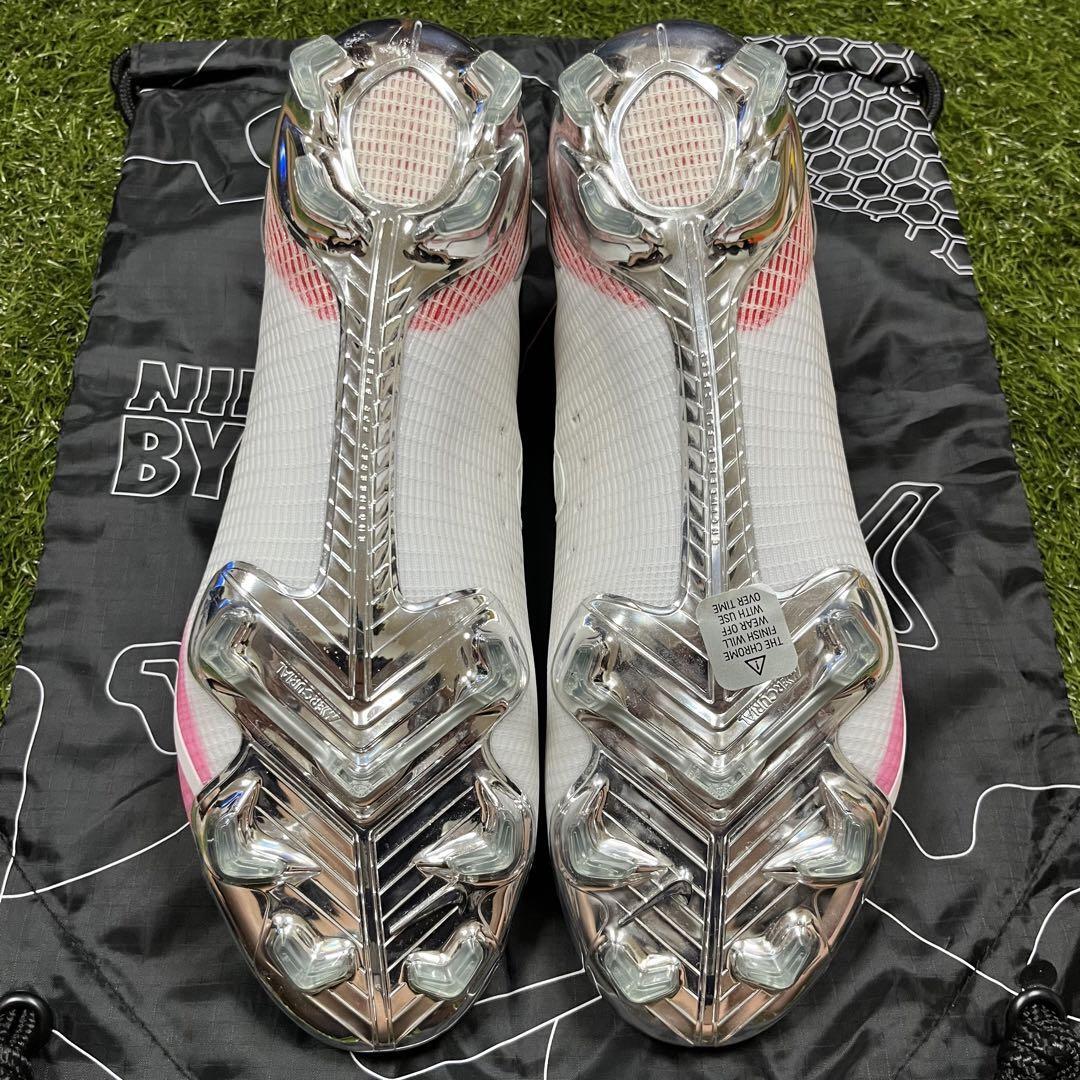 Nike By You Mercurial Superfly VIII Elite FG White Red US Nike By You Mercurial Superfly VIII Elite FG White Red US