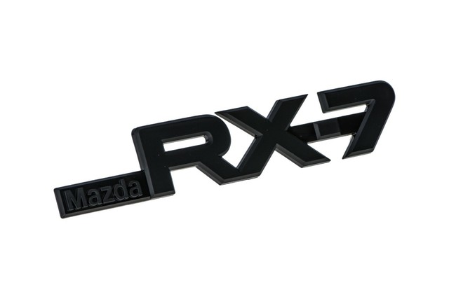1986-1991 Mazda Rx-7 Fc3 S Black Rear Emblem Ornament OEM for sale ...