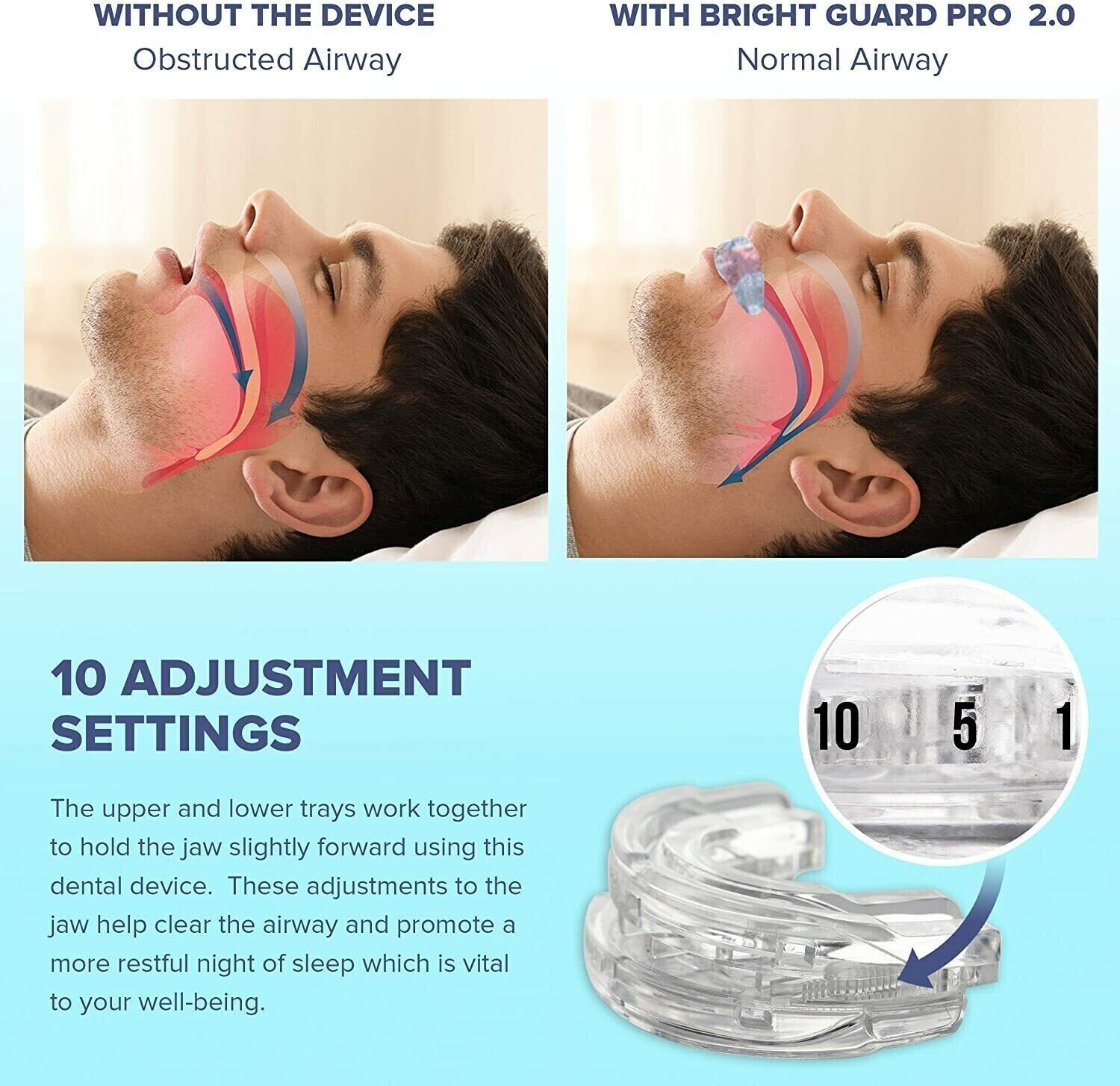 Stop Snoring Aids Mouthpiece Sleep Mouthguard Mouth Guard Aid Anti ...