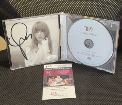 Taylor Swift Tortured Poets Department TTPD Autographed Signed CD ...