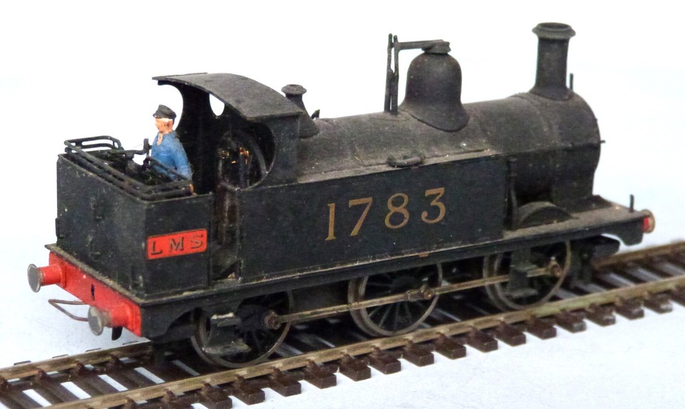 MPD Kit Built Johnson Half-Cab MR/ LMS 1P 0-6-0T 1783 Plain Black LMS ...