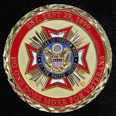 Veterans of Foreign Wars VFW Post 10374 Challenge Coin | eBay