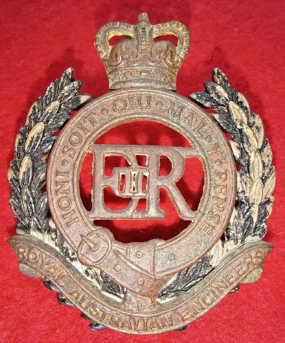 Royal Australian Engineers Corps Australia QC Cap Badge, Bi-metal ...