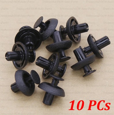 90467-07217 GENUINE OEM ENGINE COVER RADIATOR SUPPORT CLIPS 10PC (NO ...