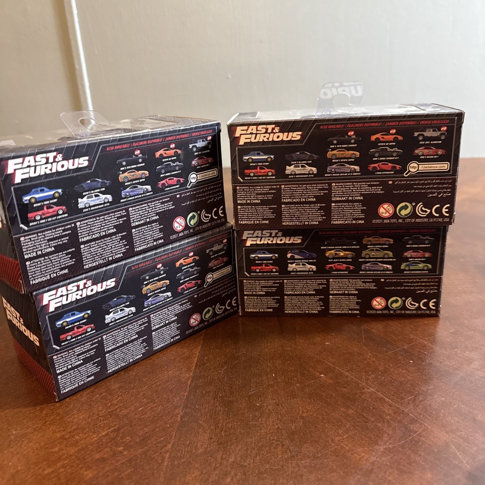 Fast & Furious Jada Diecast Lot Brian Dom Han Cars 1:24 Skyline Charger ...