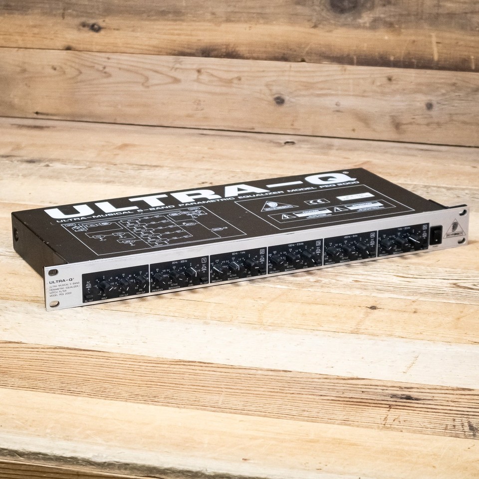 Behringer Ultra-Q PEQ2000 5-Band Parametric Equalizer PEQ-2000 ...