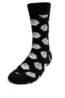 Dice Novelty Socks, Mens Dice Socks, Crazy Men's Socks, Gambling Socks ...