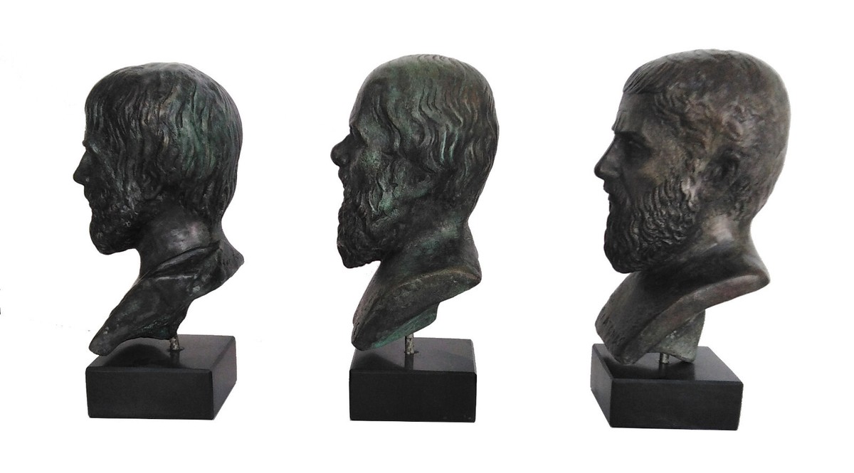 Aristotle T Shirt Socrates Bust Statue - Bronze Finish, Handmade In ...