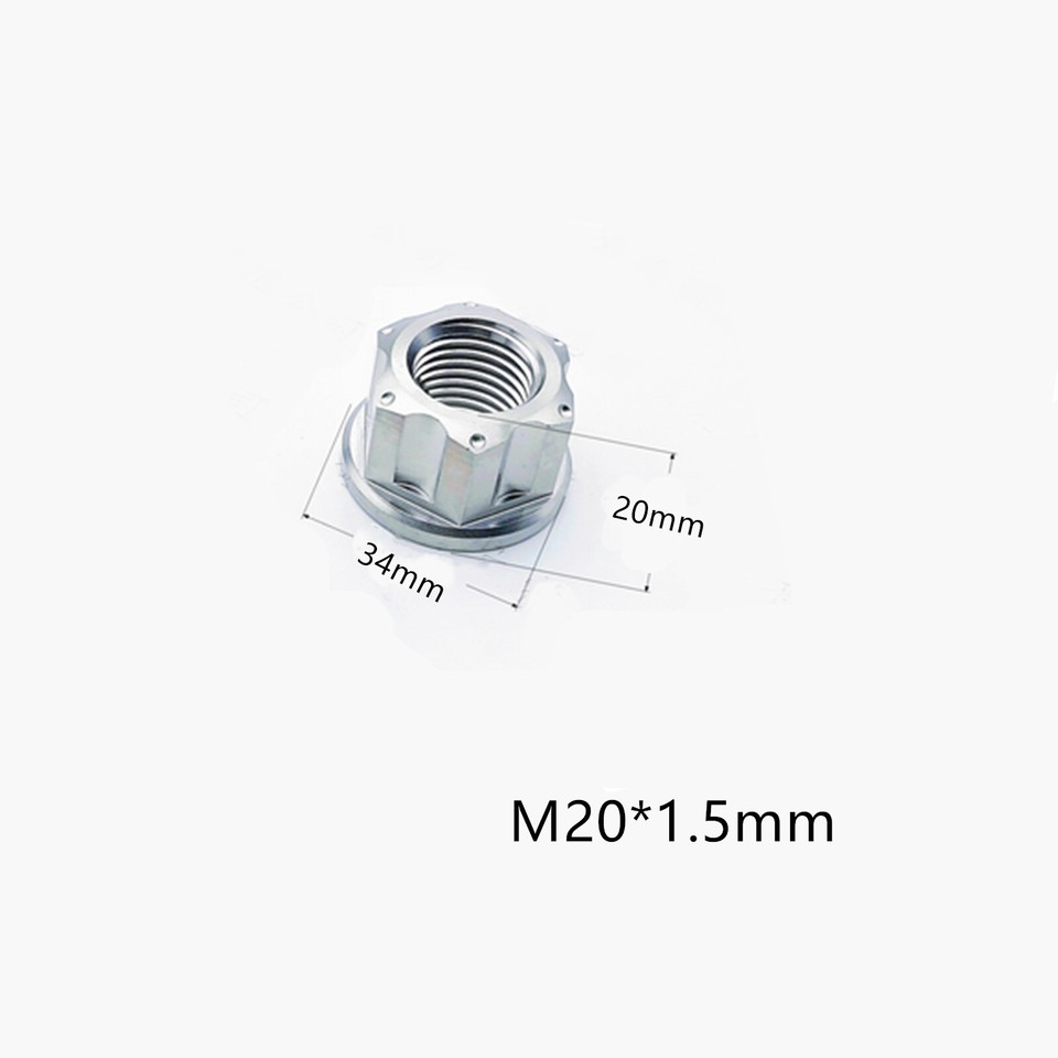 M20 M22 M24 M25 Titanium Alloy Nut Motorcycle Axis CNC Hex Nut Grade 5 ...