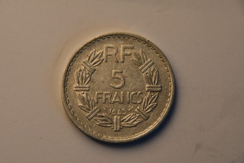 French Coin 5 francs 1945 | eBay