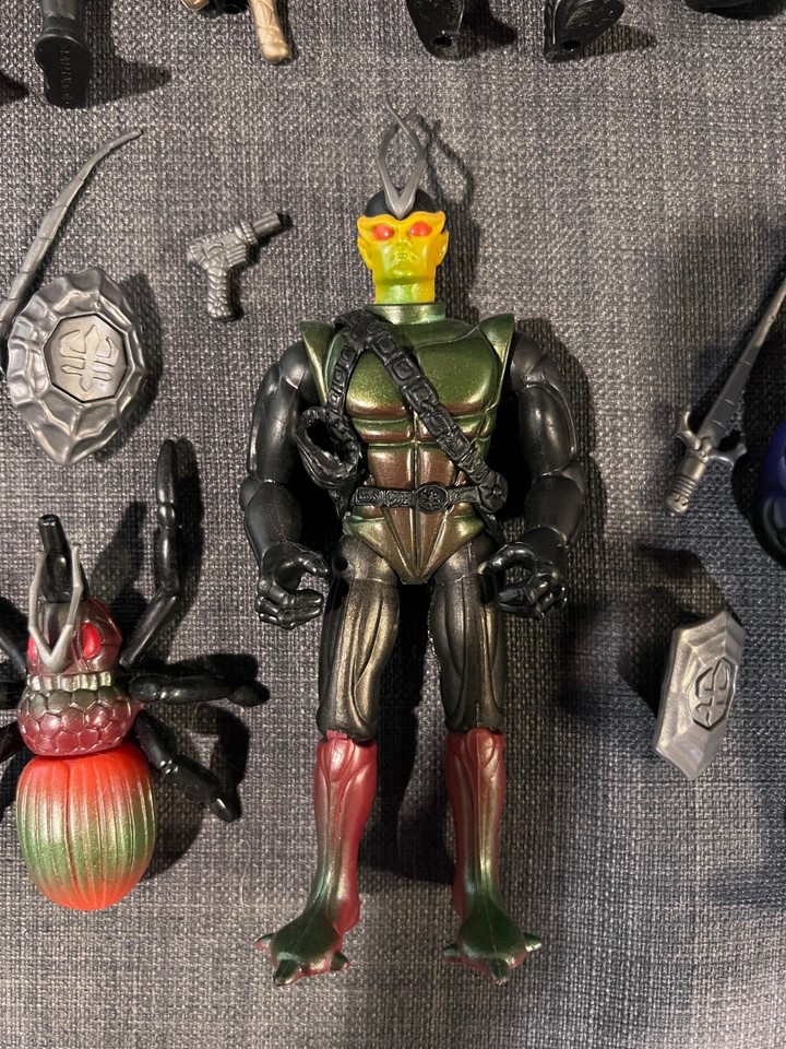 SECTAURS COLECO 1984 LOT Dargon Zak Mantor Waspax Skito action figures ...