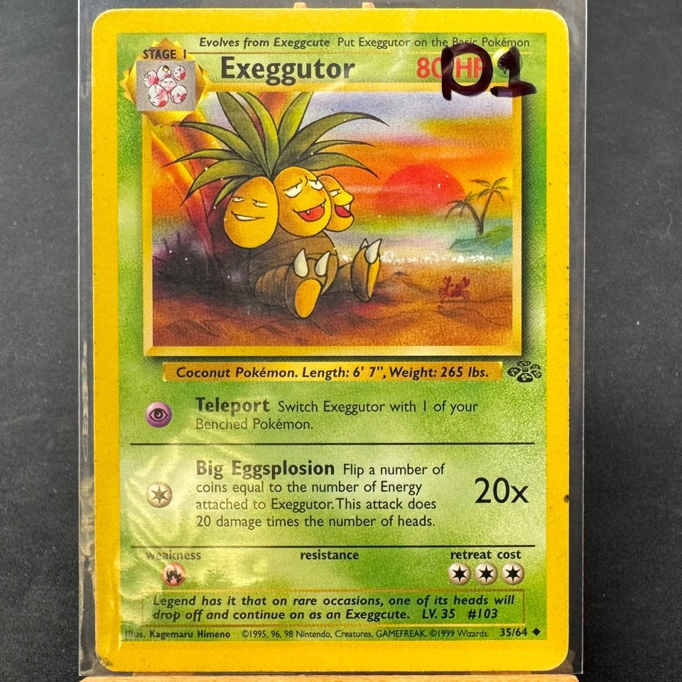 Exeggutor - 35/64 - Jungle Set - Unlimited - Uncommon - Pokemon - WOTC ...