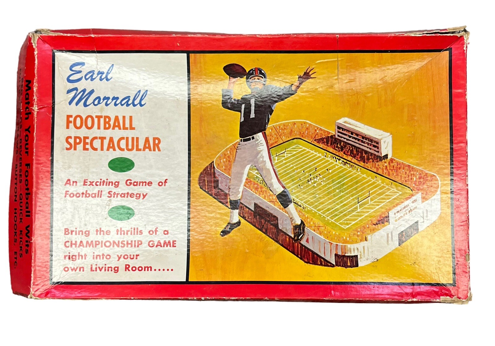 Vintage 1965 Earl Morrall Football Spectacular Board Game New York ...