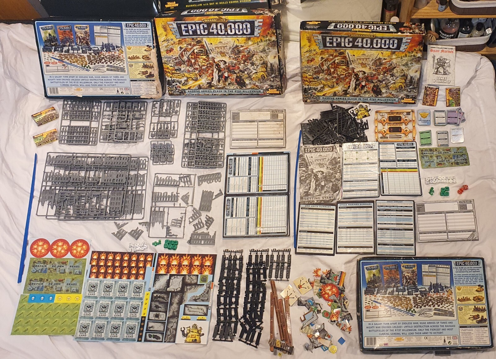 2 X Warhammer Epic 40k Starter Box 1 Full Set Of Models New On Sprue ...