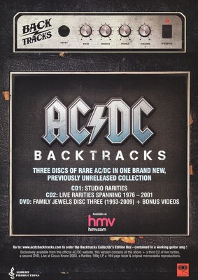 AC/DC - Backtracks - Full Size Magazine Advert | eBay