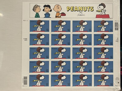 Peanuts Snoopy 20 Stamps - Sealed 34 Cents | eBay