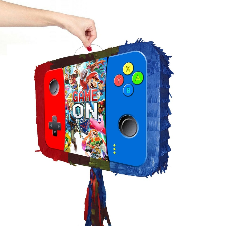 Big Console piñata Controller party smash switch birthday game Mario ...