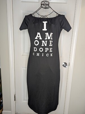 I Am One Dope Chic Women's Black Dress Size XXL | eBay