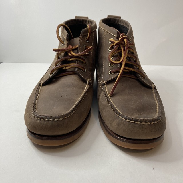 LL Bean Signature Handsewn Jackman Ranger MOC Ankle Lace up BOOTS Sz ...