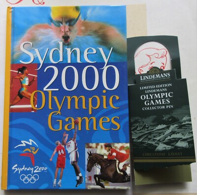 SYDNEY 2000 OLYMPIC GAMES GUIDE H/C BOOK 2000+63 PAGES+LINDEMANS ...