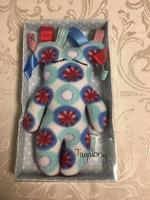 Tag A Long Bear Teddy Stroller Crib Toy Tagalong Watch me Grow Teether ...