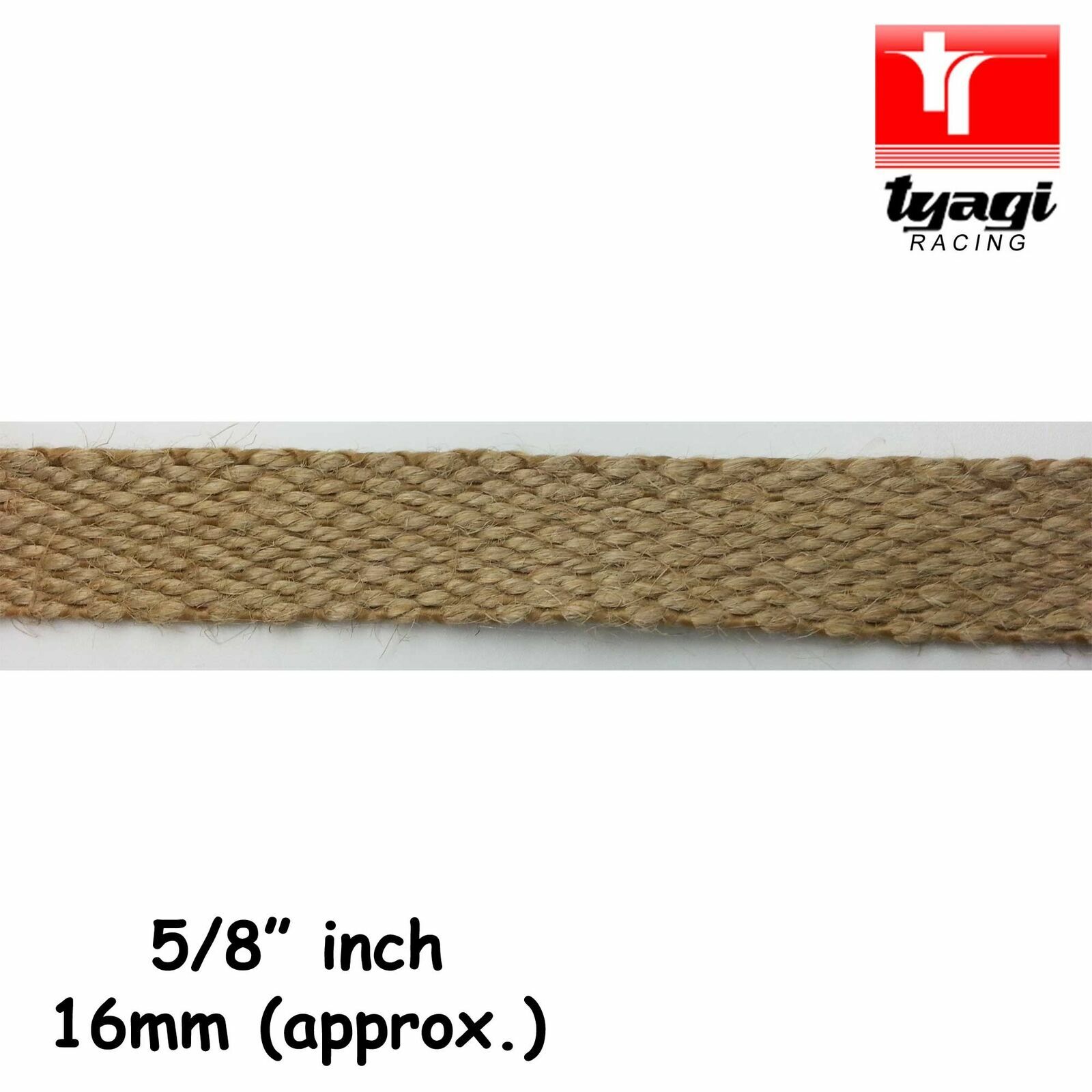 Jute Tape Natural Hessian Rustic Webbing Strap trims border upholstery ...