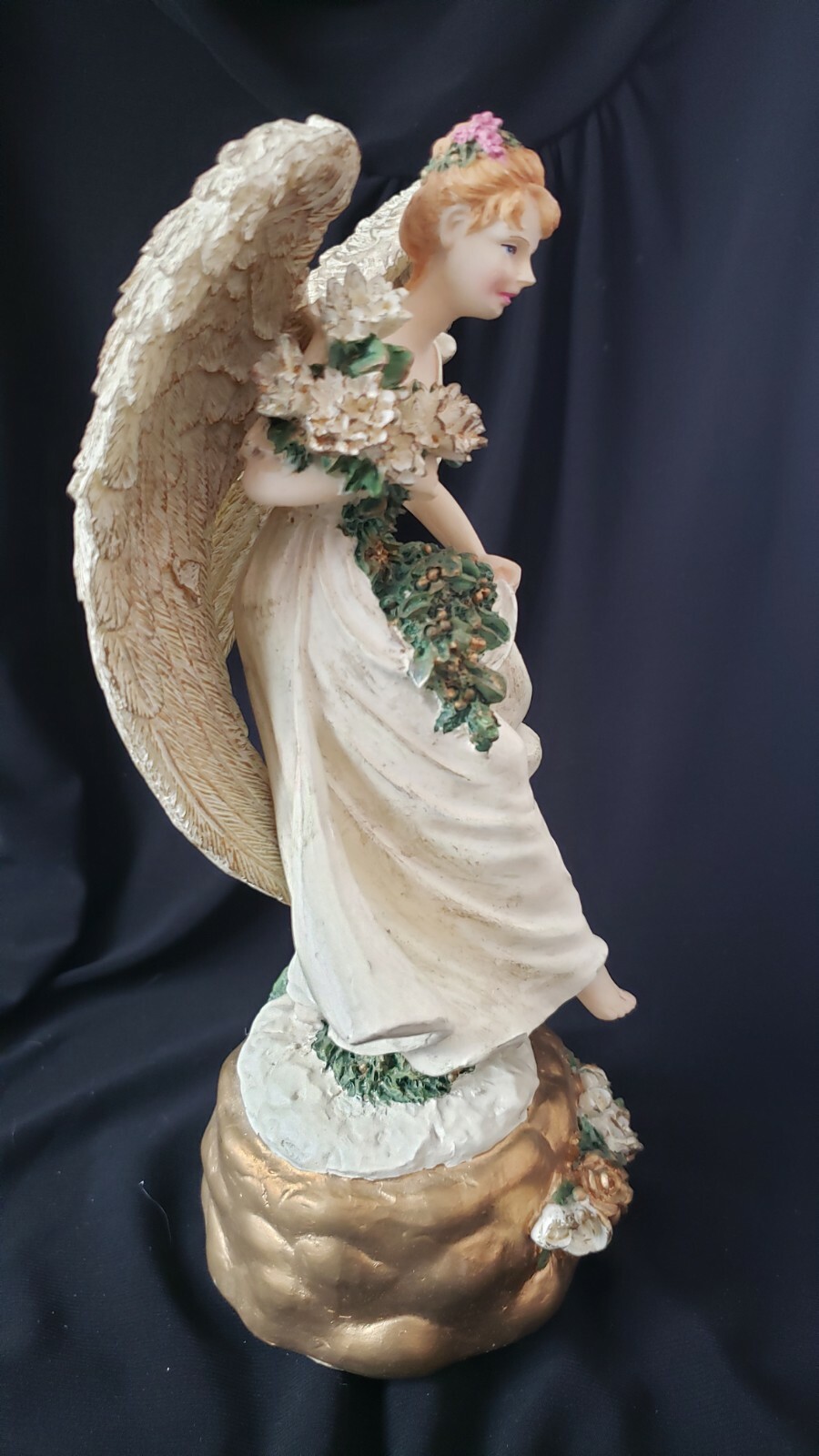 Christmas Music Box "The First Noel" Angel Statue 9" | eBay