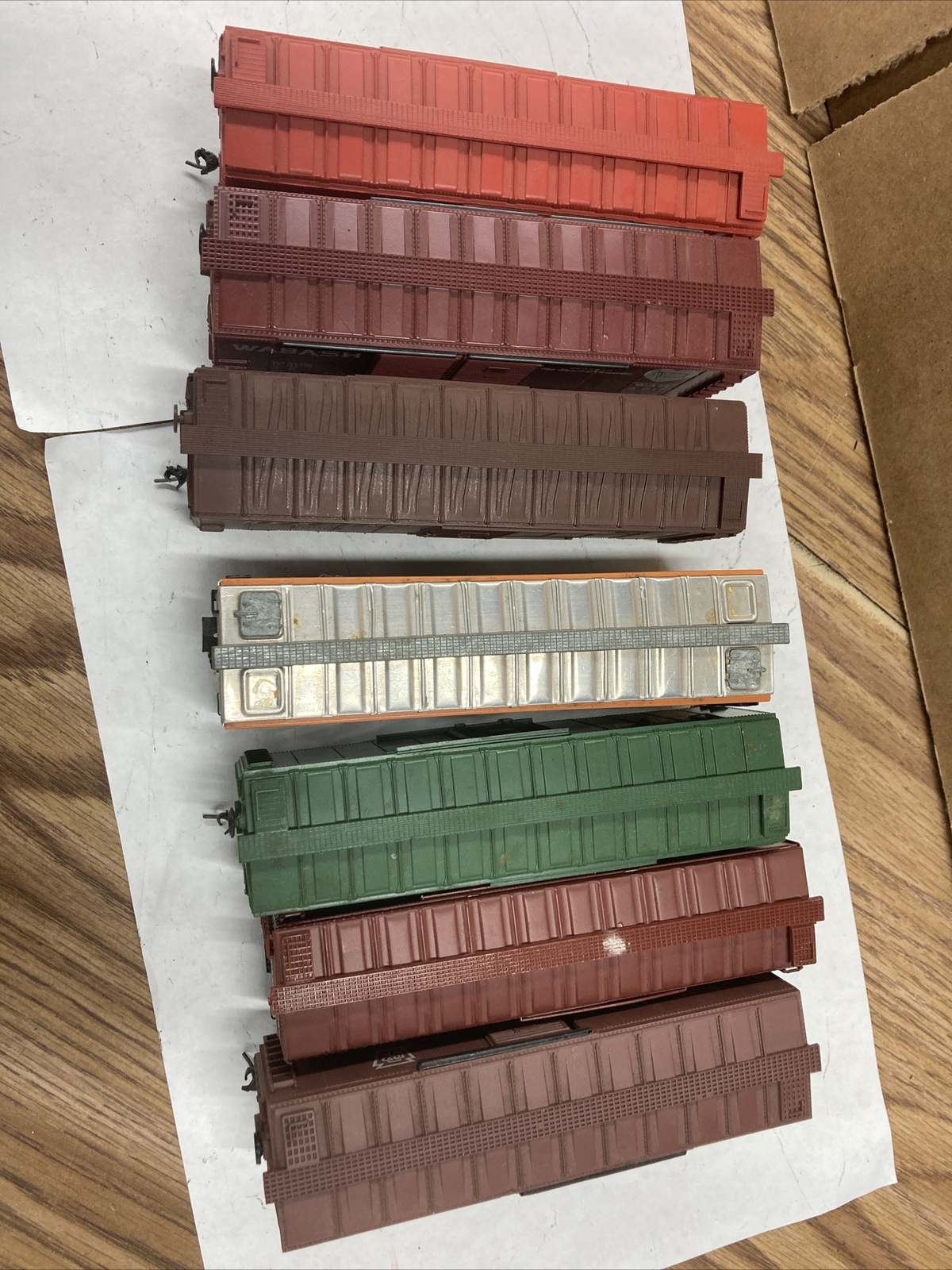 Lot Of 7 HO Scale Train Car Box Car | eBay