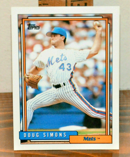 New Mint Topps trading card Baseball card 1992 Doug Simmons 82 Mets | eBay