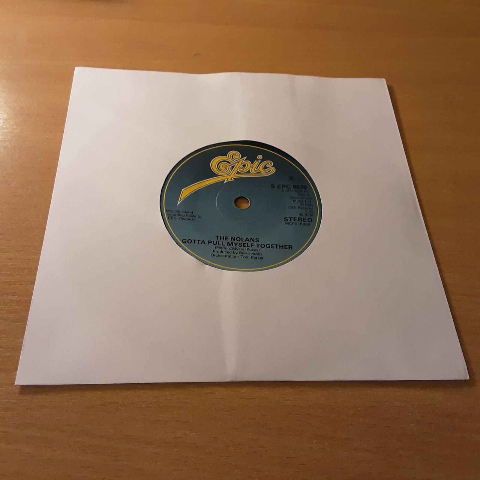 7" Single - The Nolans, Gotta Pull Myself Together, 1980, EPIC (S EPC ...