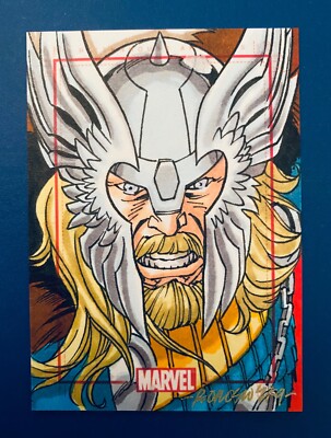 MARVEL 70TH ANNIVERSARY - SKETCH by RYAN OROSCO of Thor | eBay