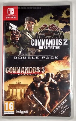 COMMANDOS HD REMASTERS DOUBLE PACK 2 & 3 New Nintendo Switch Game ...