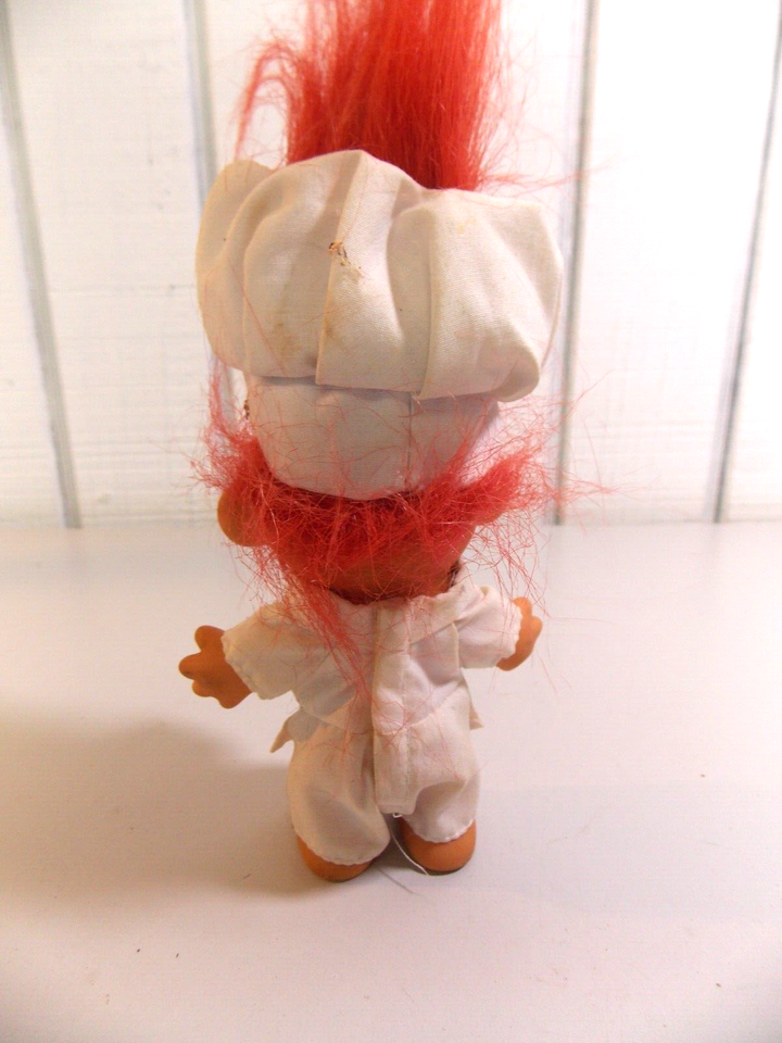 Master Chef Troll Red Hair Russ Figurine With Hat | eBay