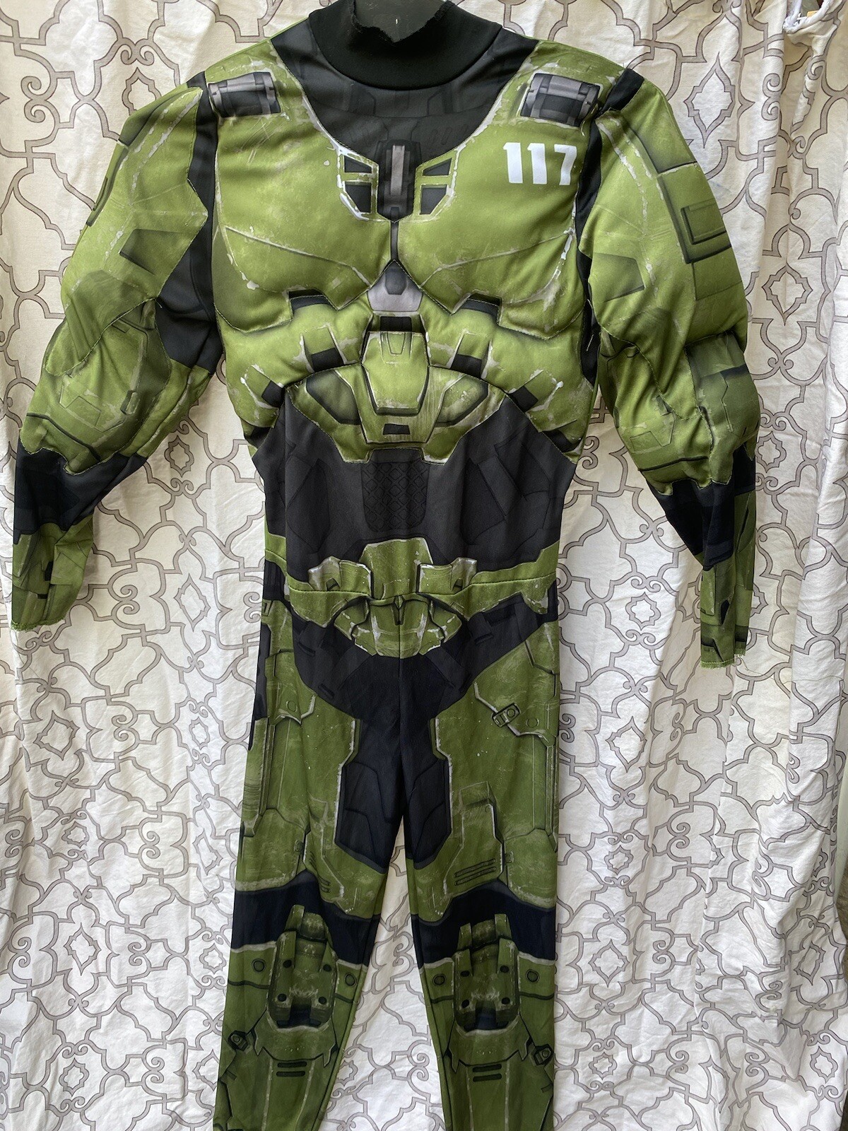 Halo Master Chief Muscle Child Costume Boys Size Large 10-12 for sale ...